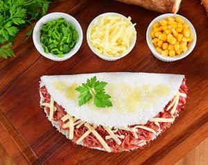 Tapioca com Carne Seca – Pandora Alimentos
